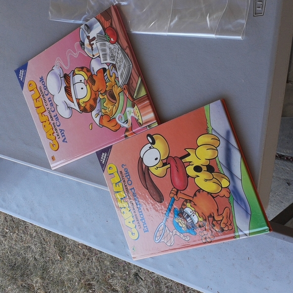 Little Golden Books | Other | Lot Of 2 Garfield Play And Learn Library ...